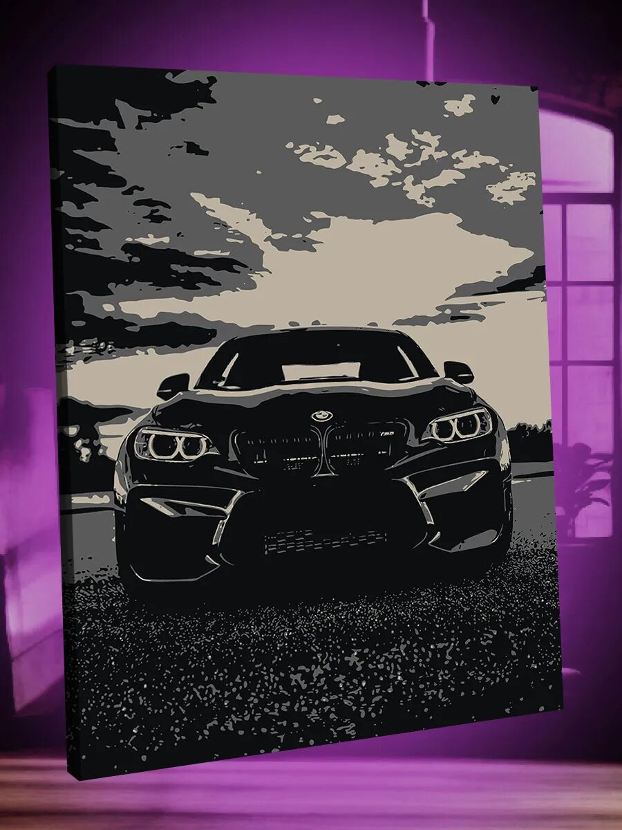 Картина по номерам BMW