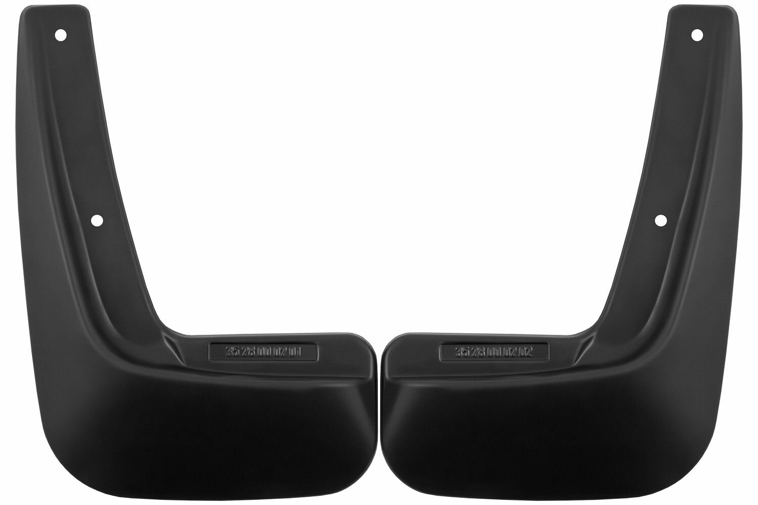 Брызговики задние MITSUBISHI Outlander, 10/2012-03/2014, 2 шт.(optimum) в пакете / Митсубиси Аутлендер