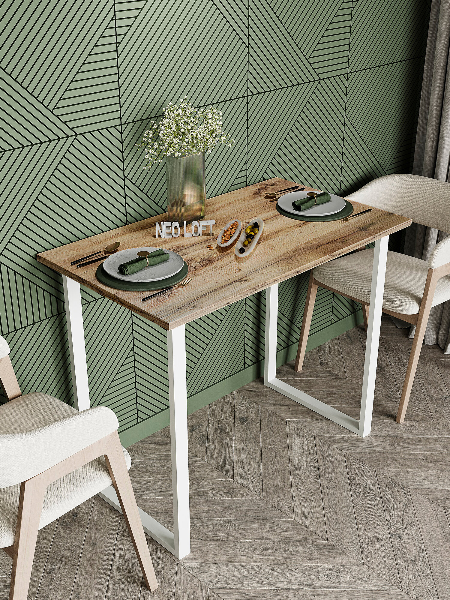 Стол кухонный обеденный 95х55х74