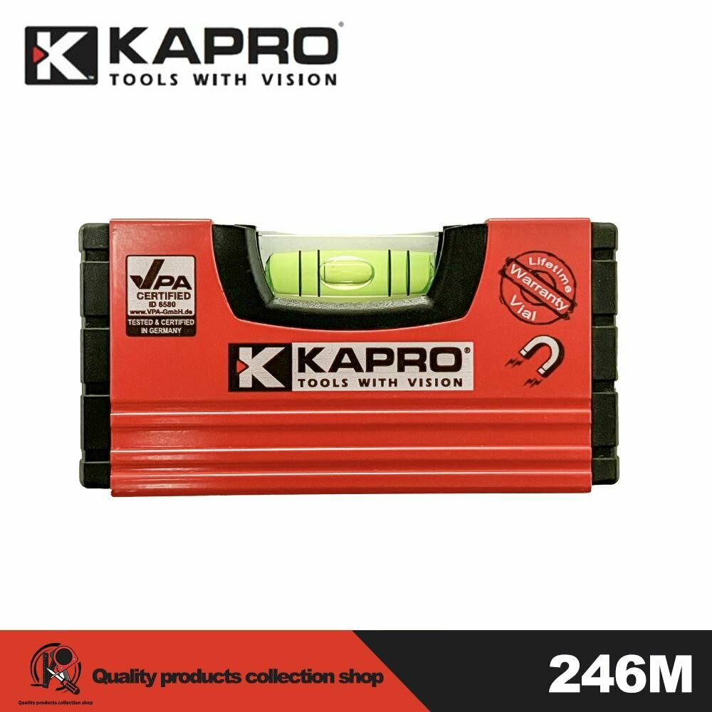 Kapro Уровень строительный брусковый 10 см, глазков: 1, 106 г