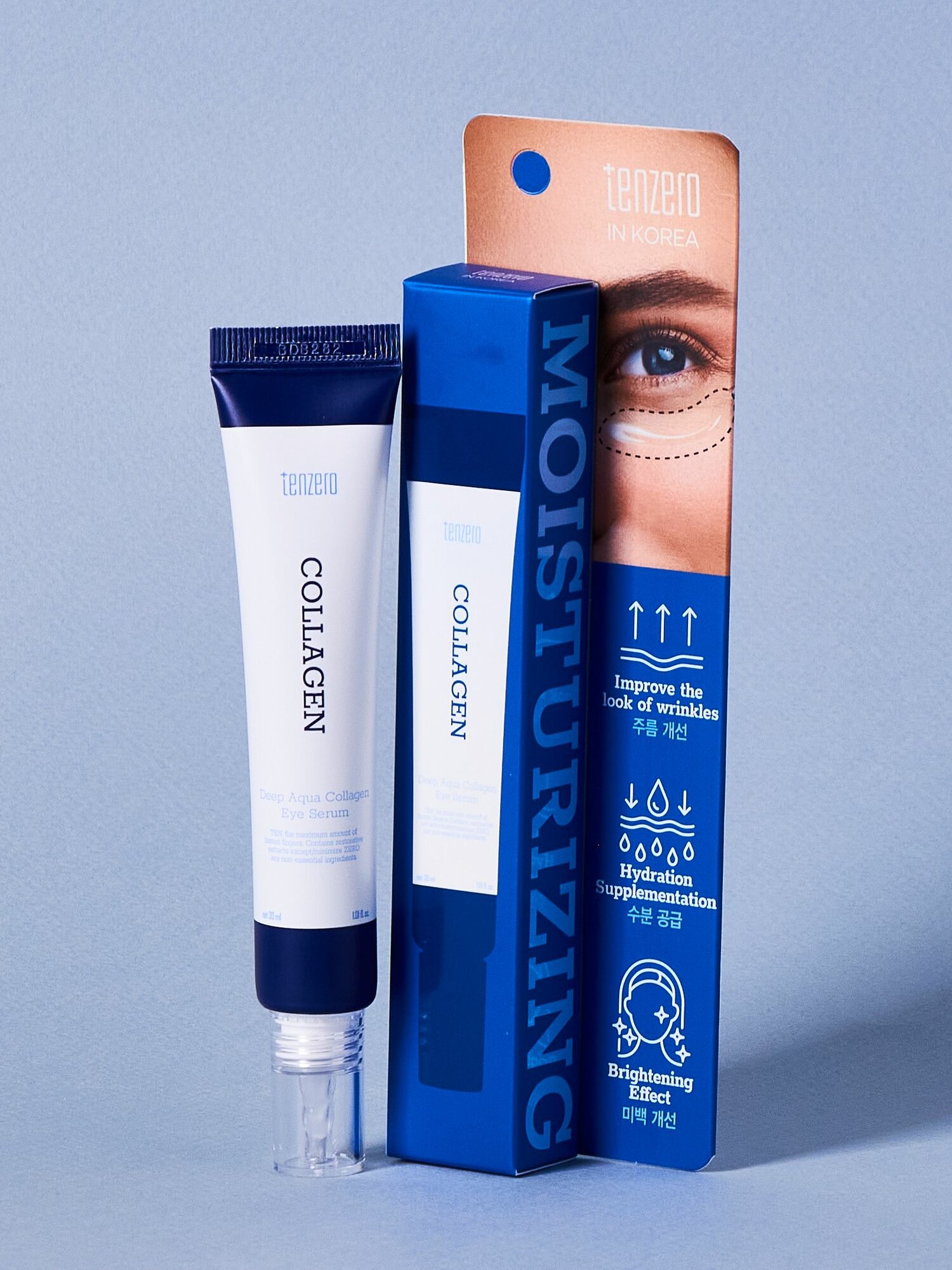 Tenzero Глубокоувлажняющая сыворотка для кожи вокруг глаз с коллагеном 30мл Deep Aqua Collagen Eye Serum 2X