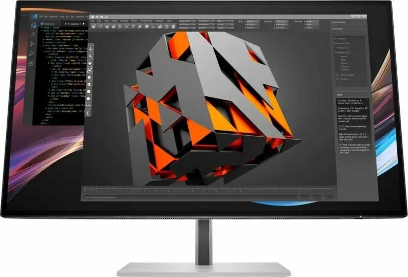 Монитор HP Series 7 Pro 727pk, серебристый/черный