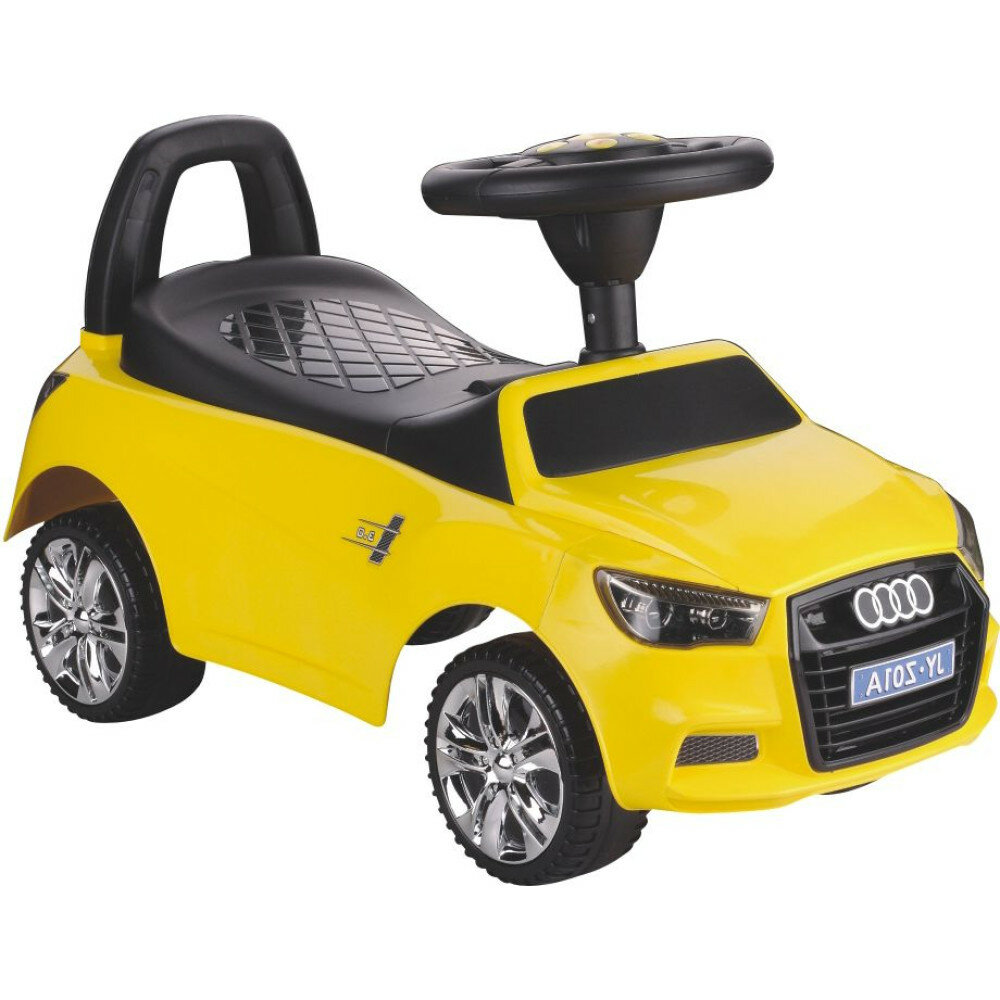Толокар MERC JY-Z01, желтый, с фарами и клаксоном, для детей до 3 лет
