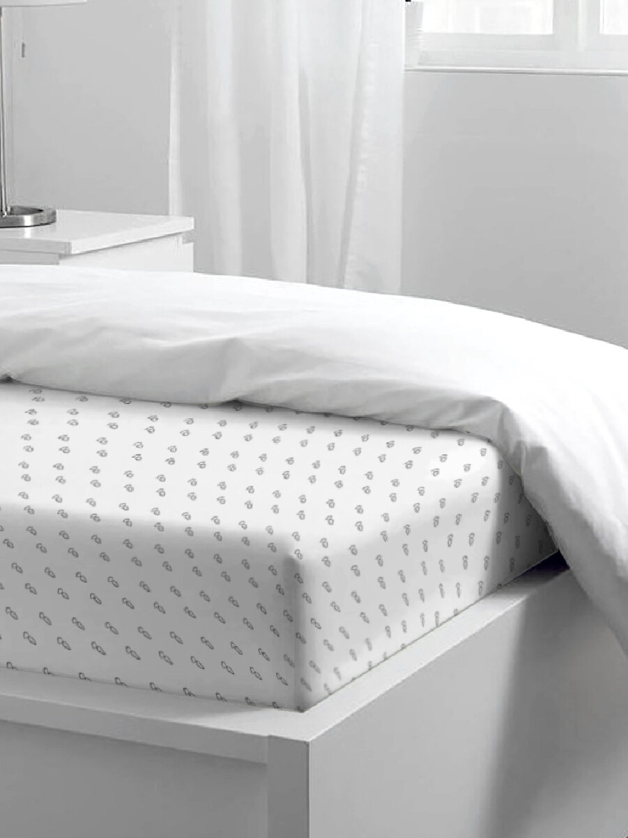 Простыня Uniqcute Евро 216х240 см, Поплин, хлопок 100%, Тутти