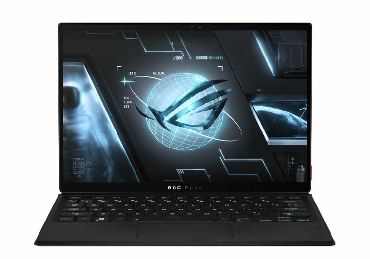 13.4" Ноутбук ASUS ROG Flow Z13 GZ301ZE-LD226W (90NR07X1-M00DY0) черный - 1920x1200, IPS, Intel Core i9-12900H, ядра: 14 х 2.5 ГГц, 16 ГБ, SSD 1024 ГБ, GeForce RTX 3050 Ti для ноутбуков