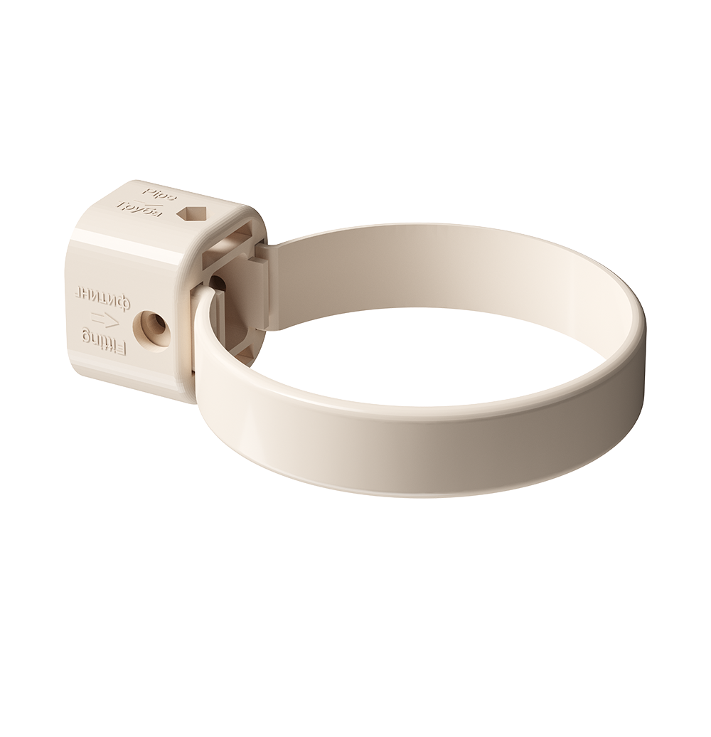 Docke LUX Хомут универсальный (Латте), диаметр трубы 100, толщина 1.9