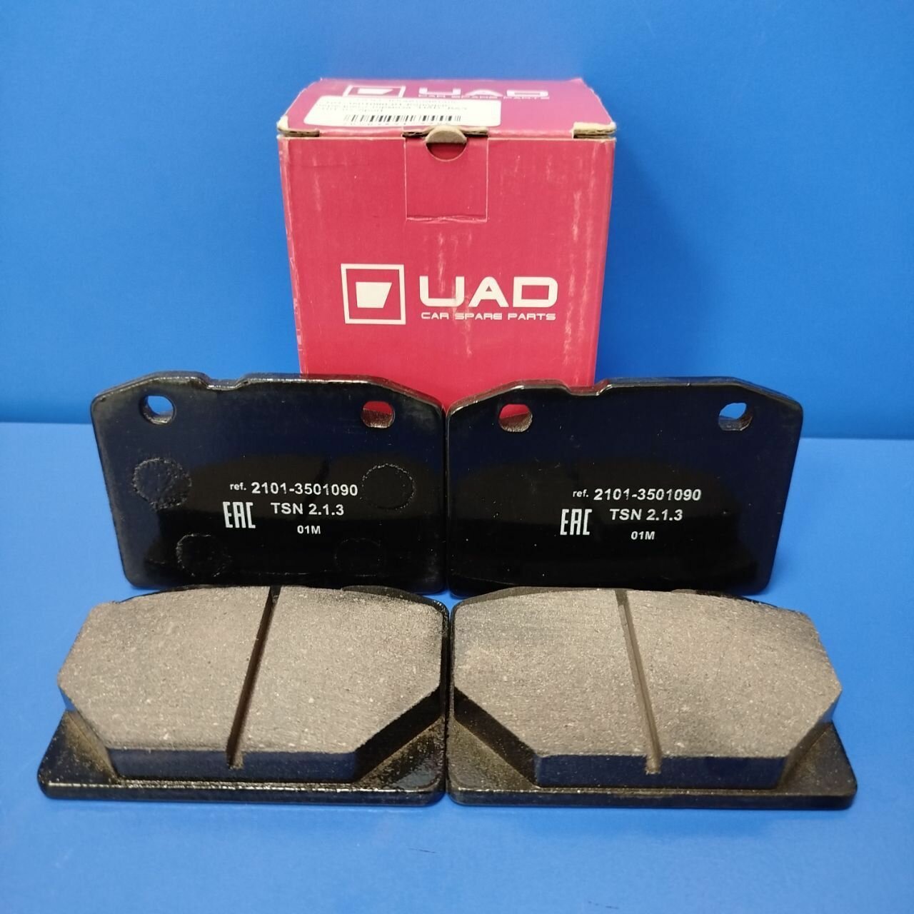 Колодки переднего тормоза "UAD" для автомобилей ВАЗ 2101-07 Sport