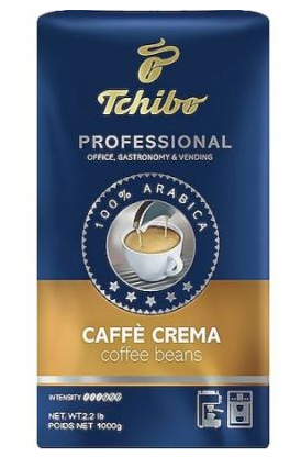 Tchibo Professional Caffe Crema 100% Арабика Кофе в зернах 1 кг (934250)
