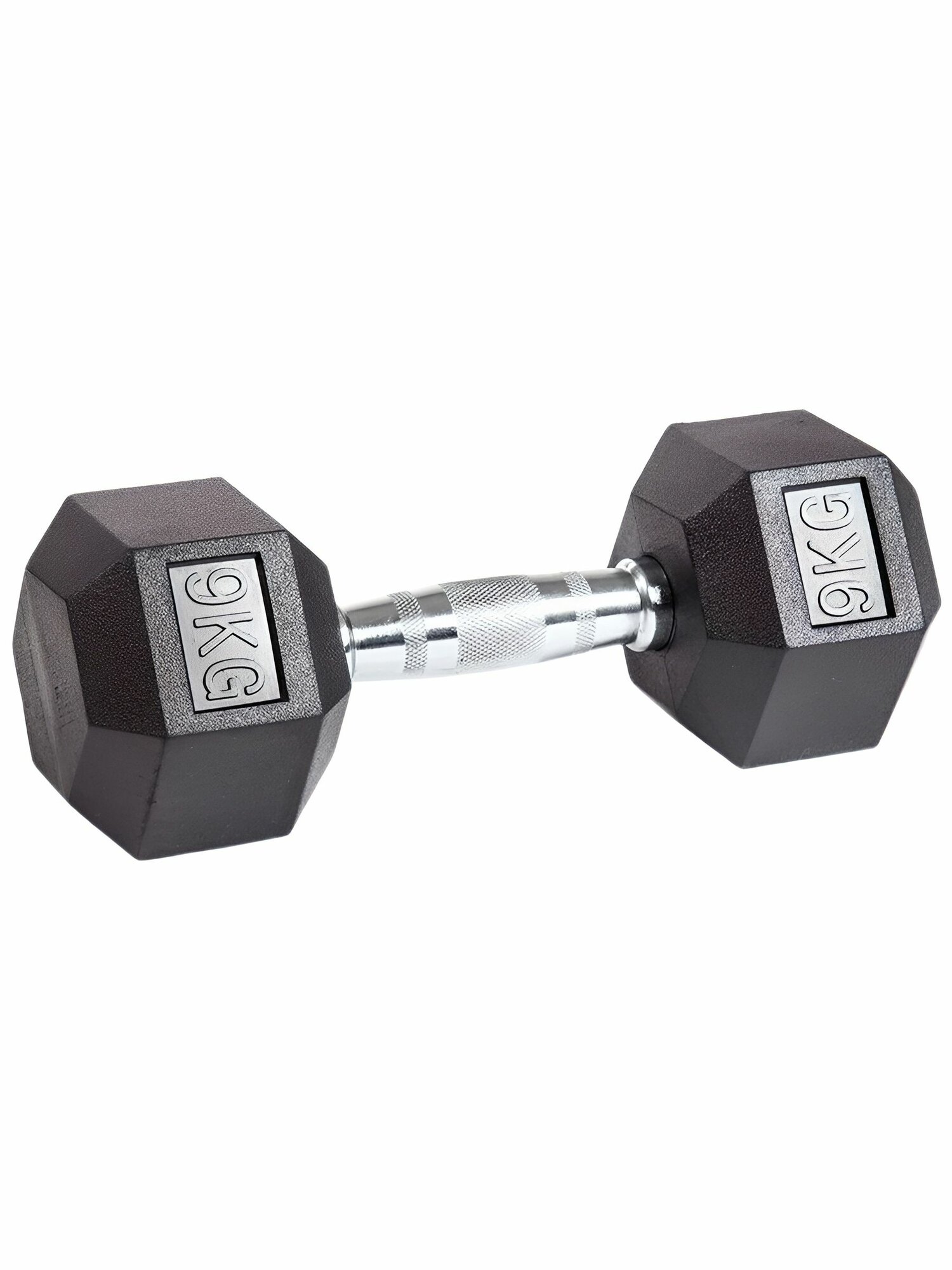 Гантели гексагональные обрезиненные Fitnessport 18 кг (2x9 кг)