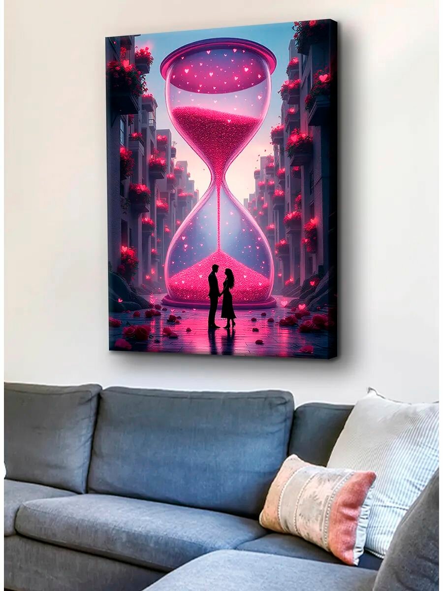 Картина "Время любви", на стену для интерьера 30х40см 1шт.