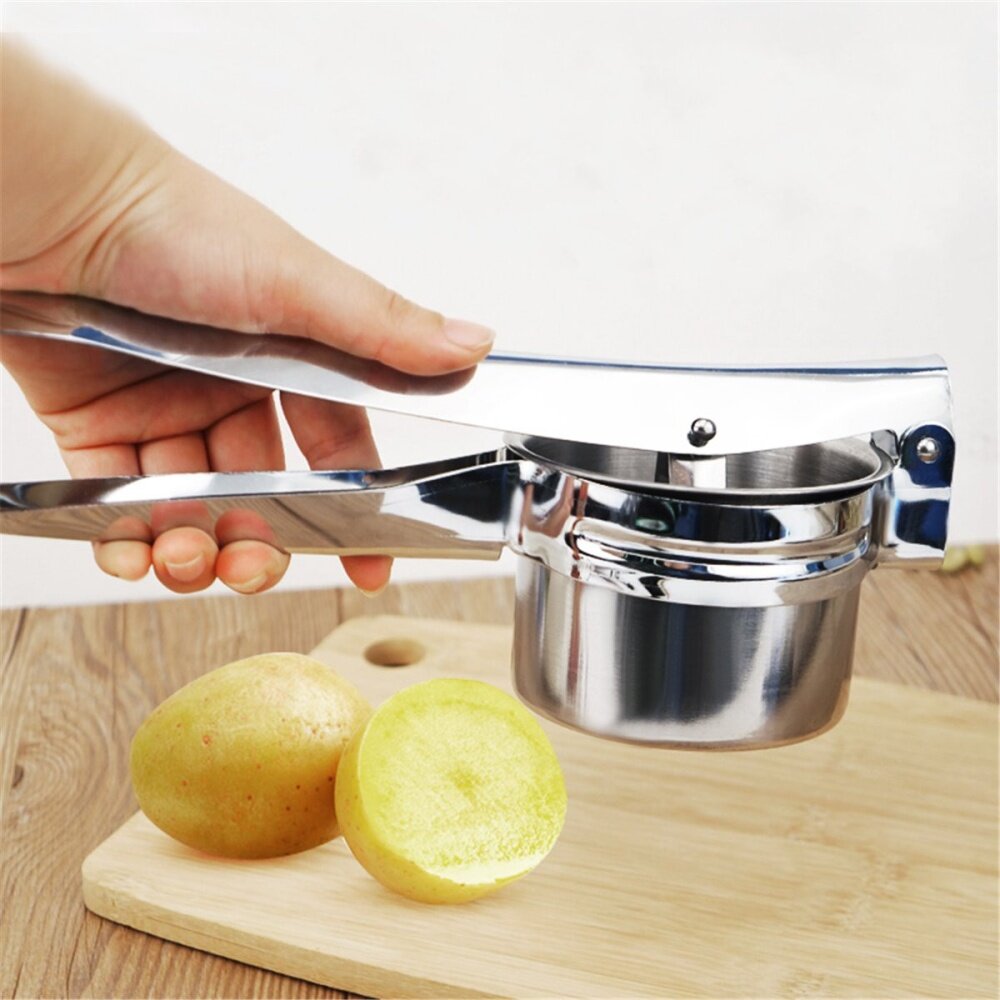 Кухонная нержавеющая картофеледавилка, соковыжималка, пюре, пресс для фруктов и овощей