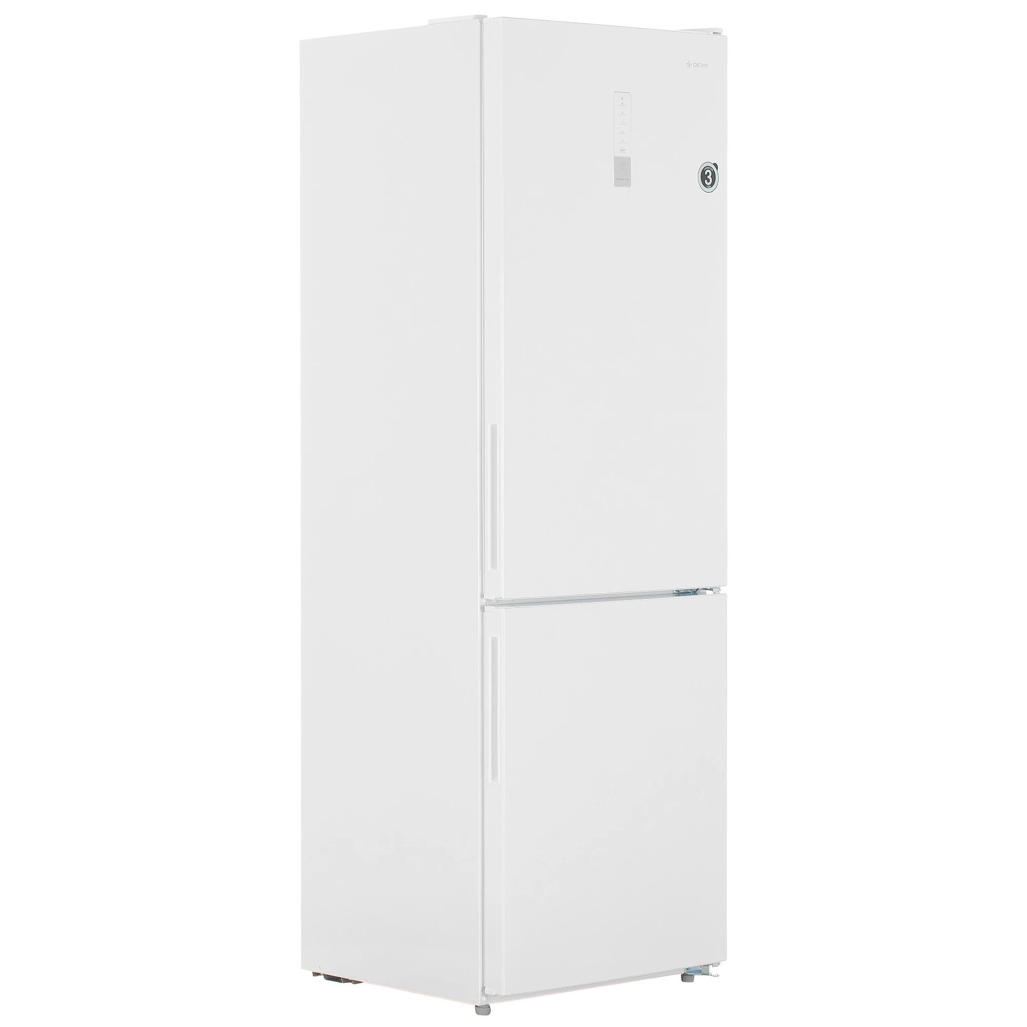 Холодильник с морозильником DEXP "B4-32AMA", белый, дисплей, 2 камеры