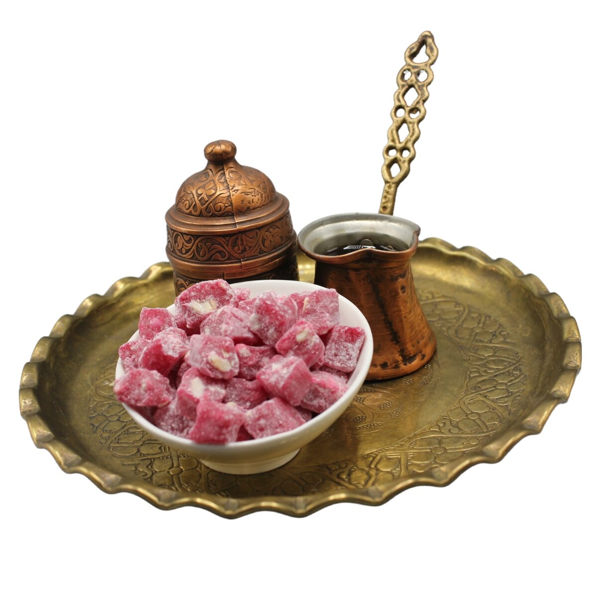 Лукум «Птичка» гранатовый с арахисом двойной обжарки