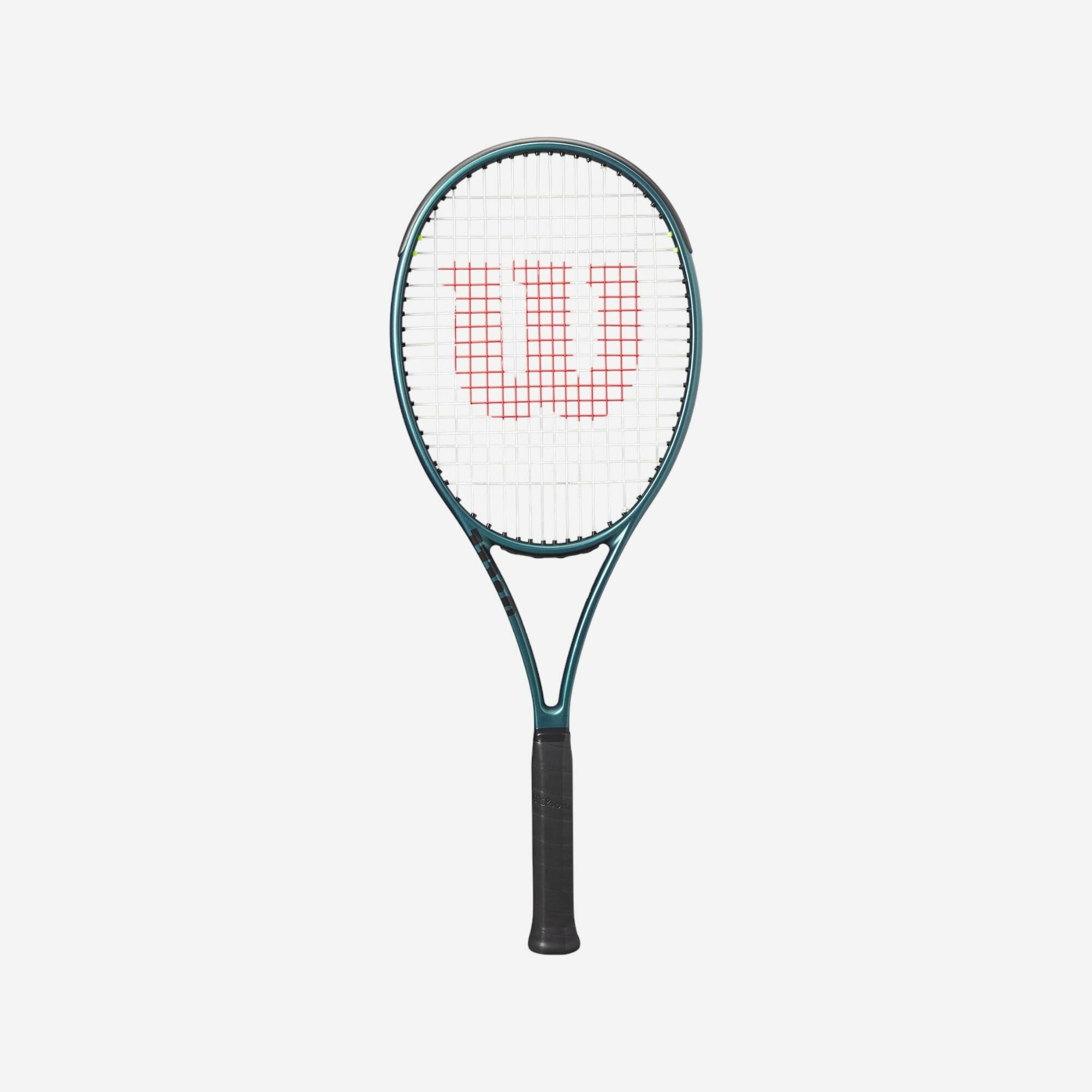 Decathlon Теннисная ракетка Wilson Blade 98 16x19 V9 305 г без струны, размер GRIP 2, бирюзовый/черный