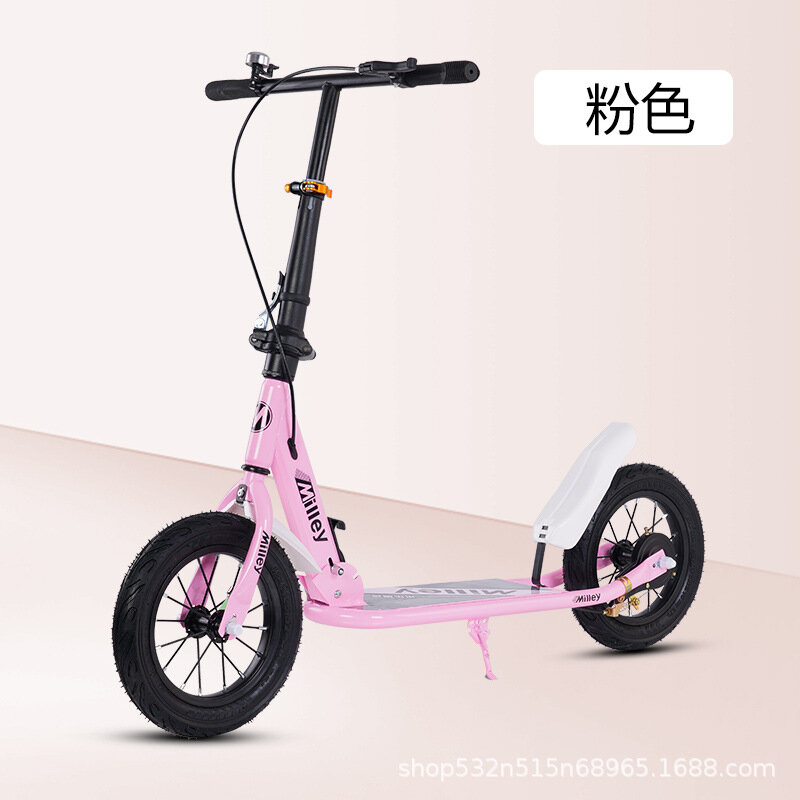 Детский самокат "Машинка Йо-Йо", складной, бирюзовый ZY