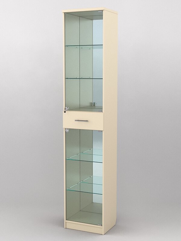 Пенал в гостиную №1, Крем Вайс. Производитель товара - компания Westcom.