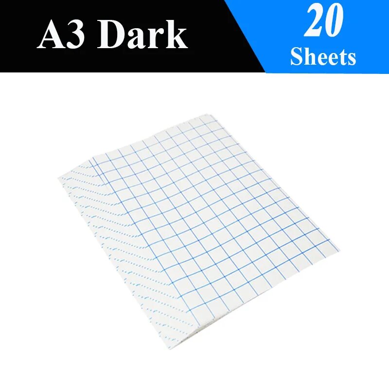 Термотрансферная бумага A3 Dark, 20 листов
