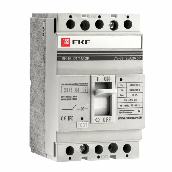 EKF PROxima Выключатель нагрузки ВН-99 160/160А 3P, sl99-160-160