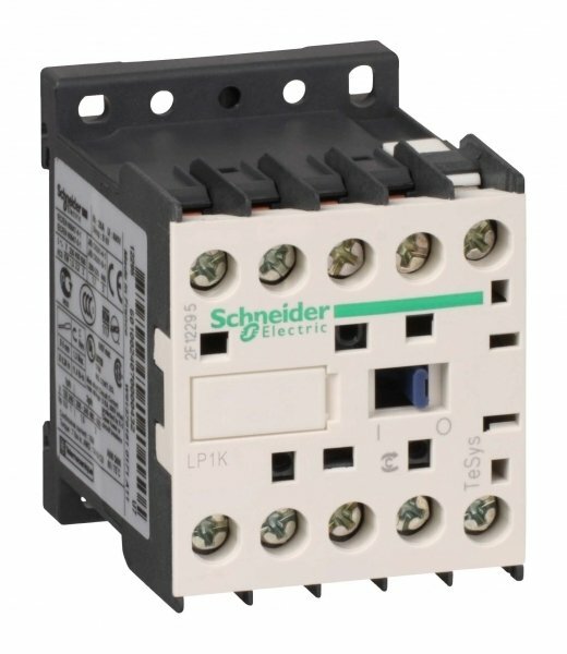 Schneider Electric Contactors K Telemecanique Контактор 380V, 20A, 3НО сил. конт. 1НО доп. конт. катушка 24V DС, LP1K0910BD