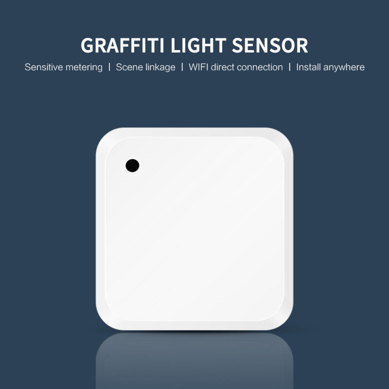 Tuya Wifi наружный водонепроницаемый умный датчик освещенности (7-30000) LUX Light умная домашняя автоматизация Sense Control Link простой дизайн Fidelity горячая распродажа