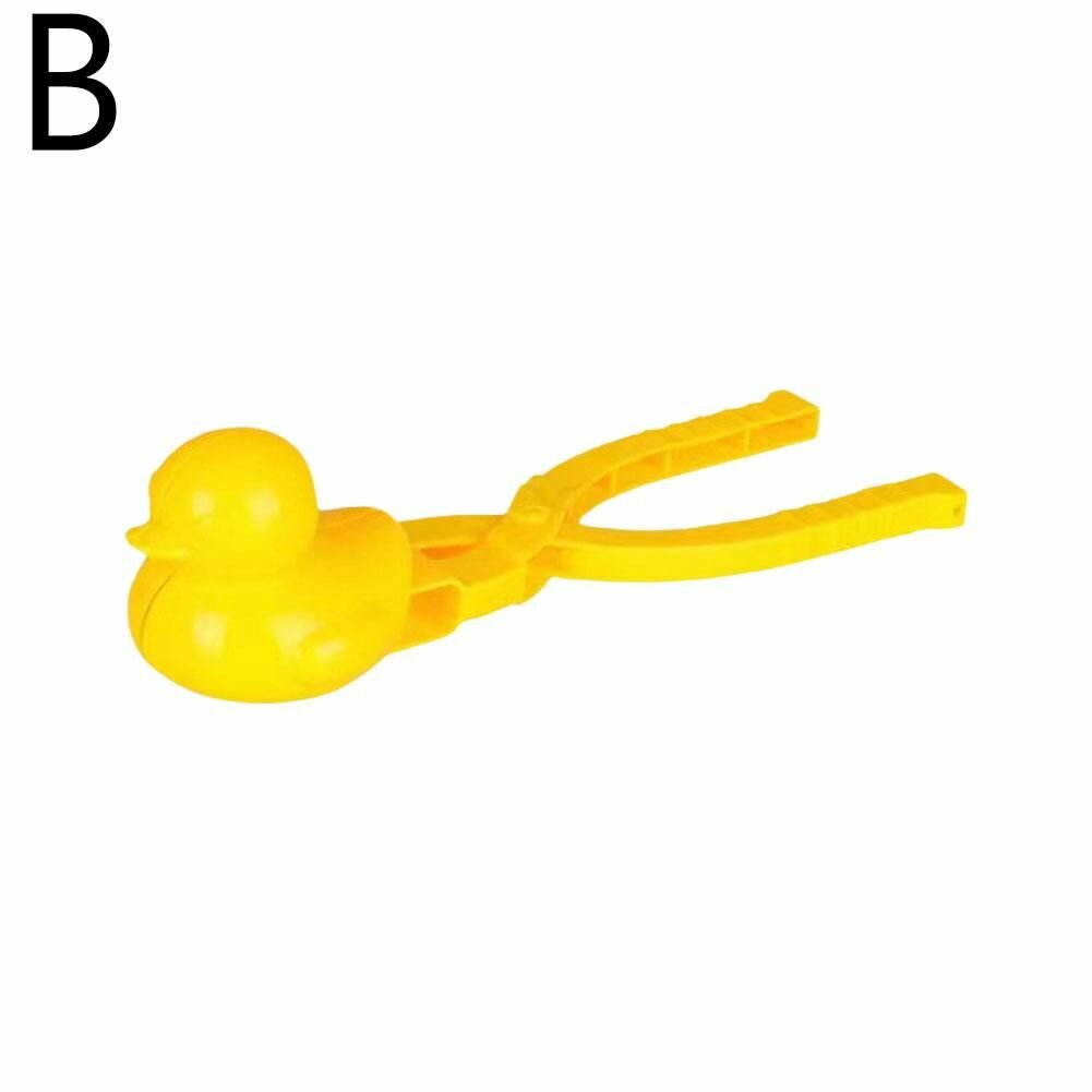 Детская игрушка для снега - снежколеп в виде утки, 34/19 см, для семейного досуга зимой