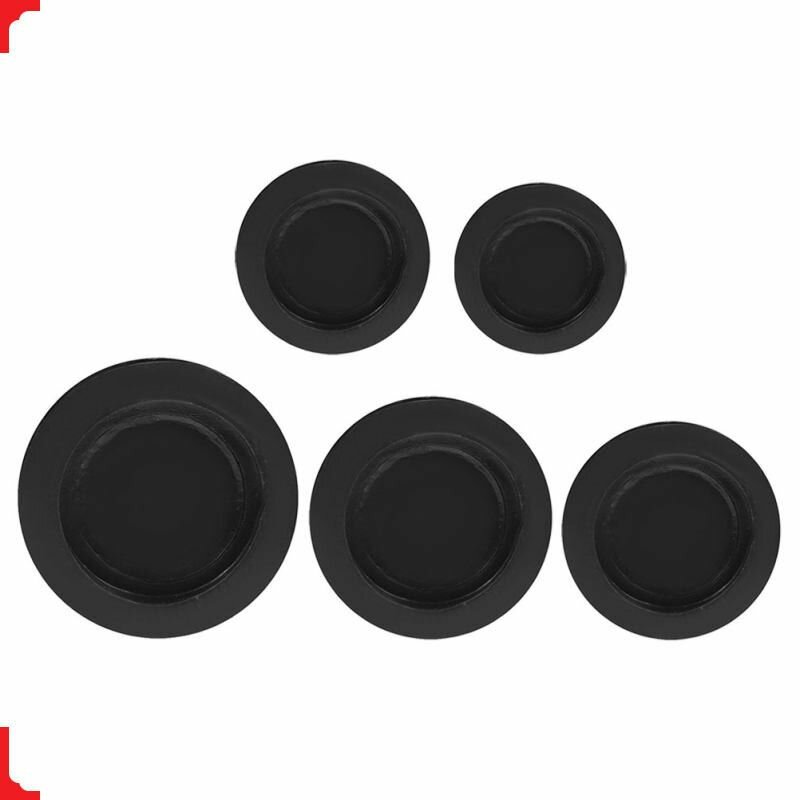 5 шт. круглых резиновых пробок для сберегательного банка, мусорного ведра, маленького контейнера, держателя для стаканов для детей