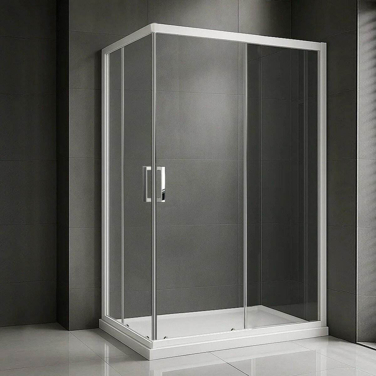 Душевой уголок Royal Bath HPD-T-BL 110х90 прозрачное без поддона