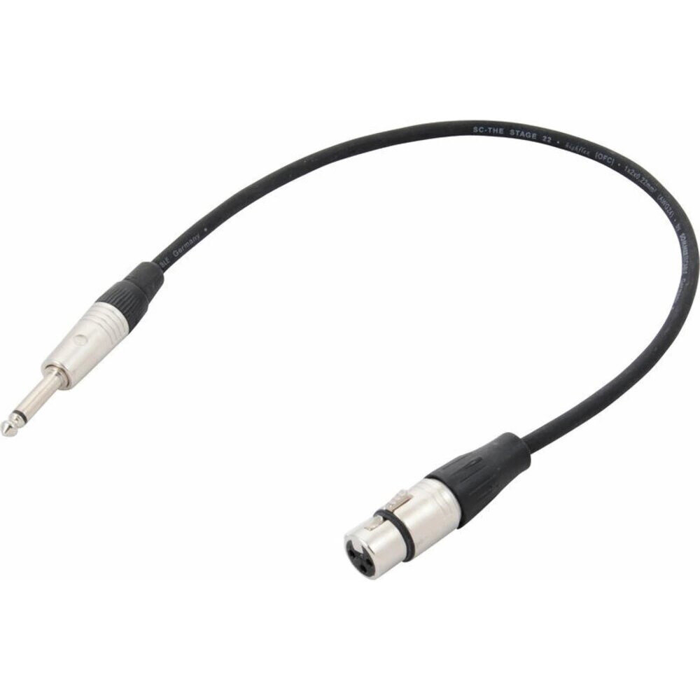 Кабель аудио 1xJack - 1xXLR Sommer Cable SG03-0250-SW 2.5m
