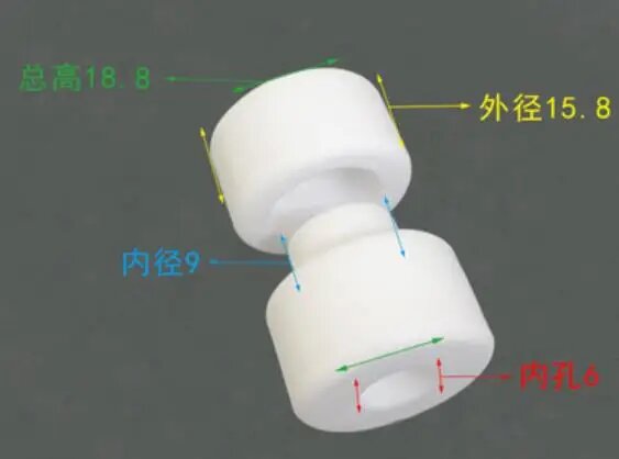 Керамические втулки Alumina ceramic male/female sleeve