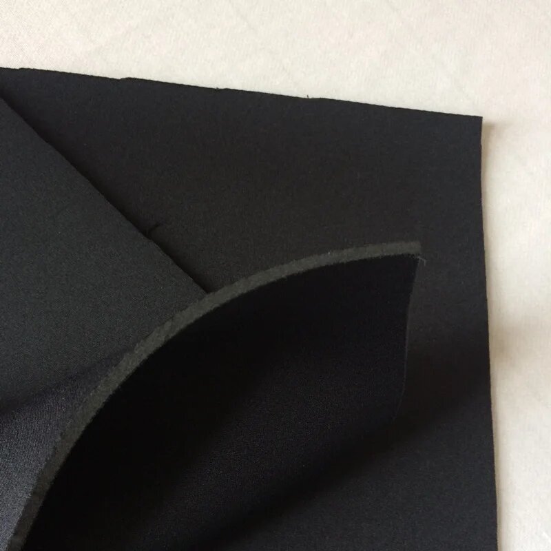 Неопреновая ткань SBR 4 мм черная 50x130 см Черный, 1