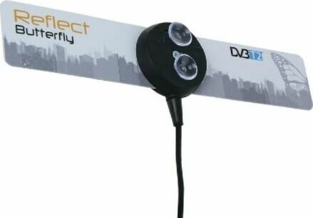 Антенна для телевизора комнатная Butterfly 5V (активная,