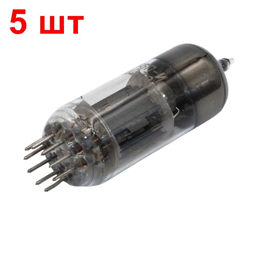 Лампа 6Н6П-И 5 шт. миниатюрный двойной триод