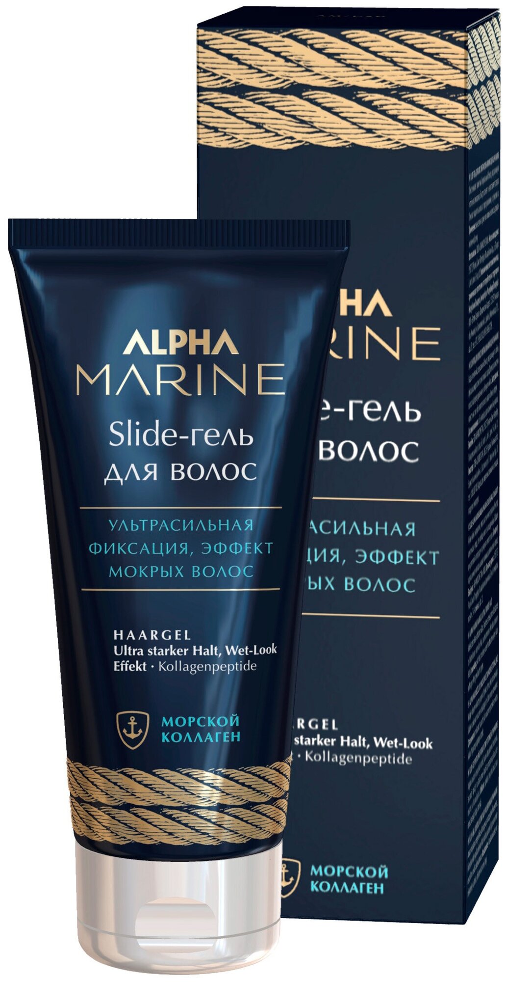 Slide-гель ESTEL ALPHA MARINE для волос ультра сильная фиксация , 100 мл, AM/USG