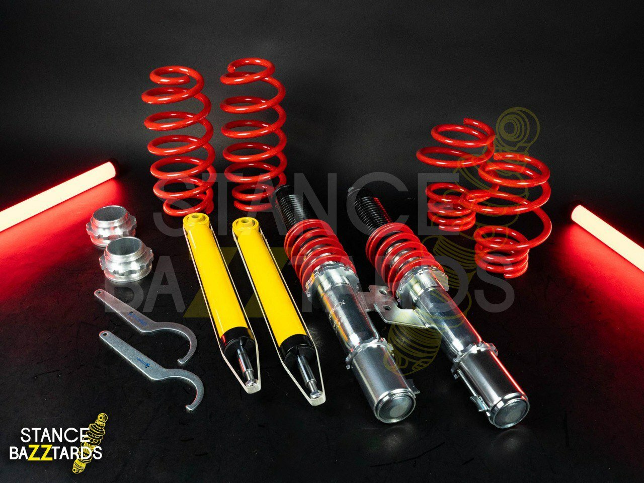 Комплект винтовой подвески койловеров TA-Technix EVOGWVW13/50 Volkswagen Jetta 6 1KM, 2005-2010 , с регулировками высоты