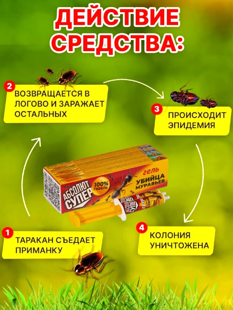 Гель от тараканов