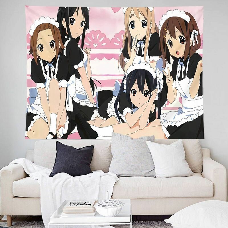 Гобелен,"k-on аниме косплей домашнее арт", 150 х 100cm