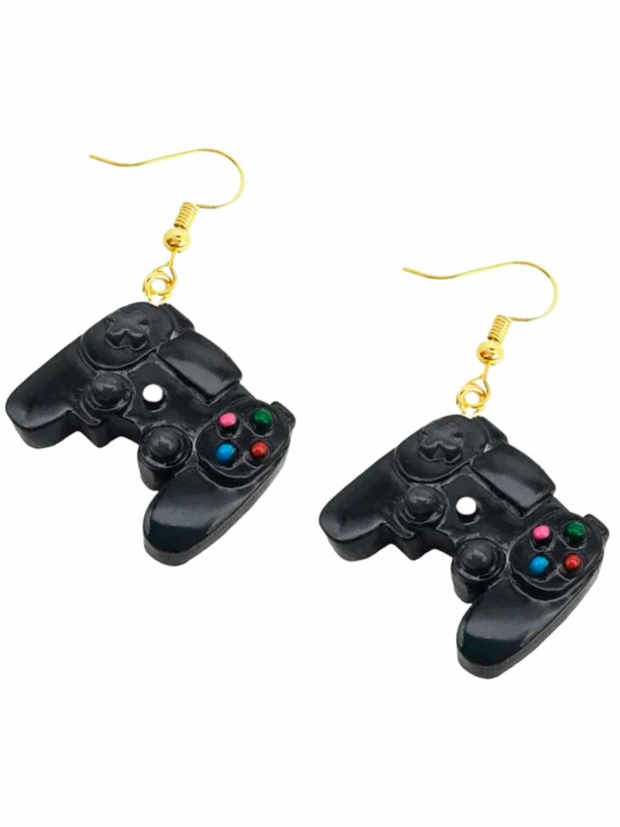 Серьги пусеты, с подвесками