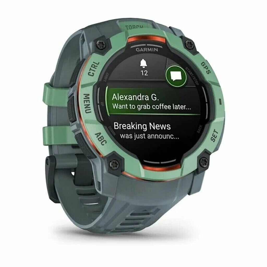 Умные часы Garmin Instinct 3, 50mm, Amoled Neotropic with Twilight Band (010-03020-01)