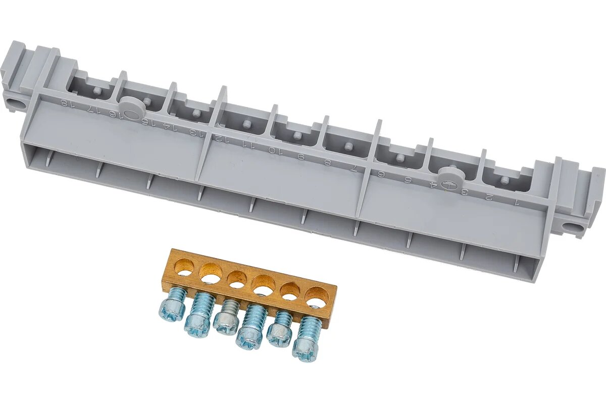 Legrand клеммный блок заземления 3x16 и 3x10 для монтажных щитов, 134818