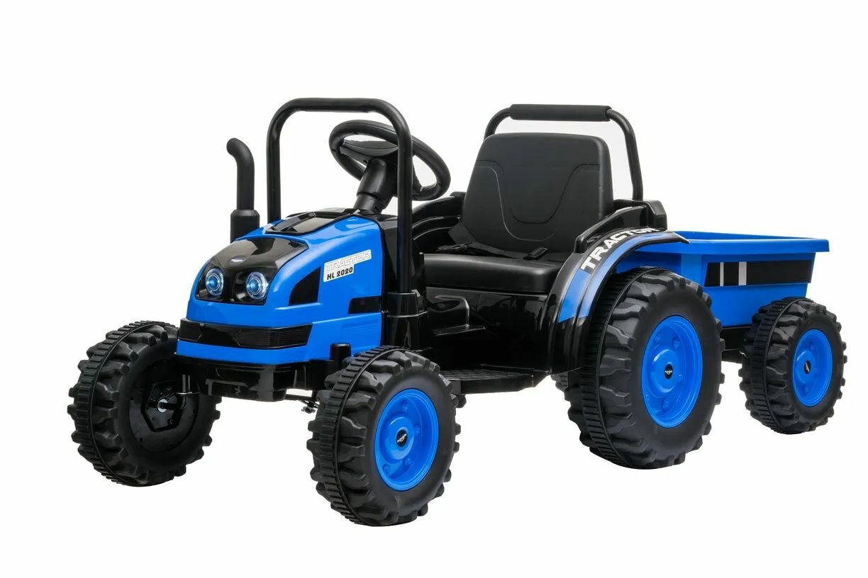 Трактор TOYLAND HL388, с пультом, музыкальный, синий, амортизация