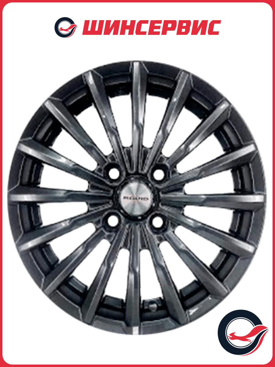 Литой колесный диск КиК Акцент-Оригинал R17x7.0J 4x100 ET43 ЦО60.1 для автомобиля