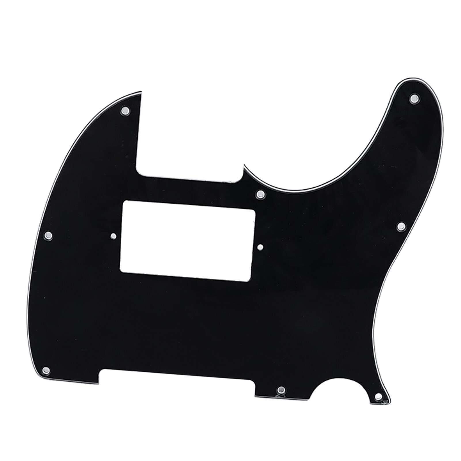 Гитарная пикгарда ПВХ антиакреционные декоративные шумоподавители гитарная пластина для Fender Telecaster Black