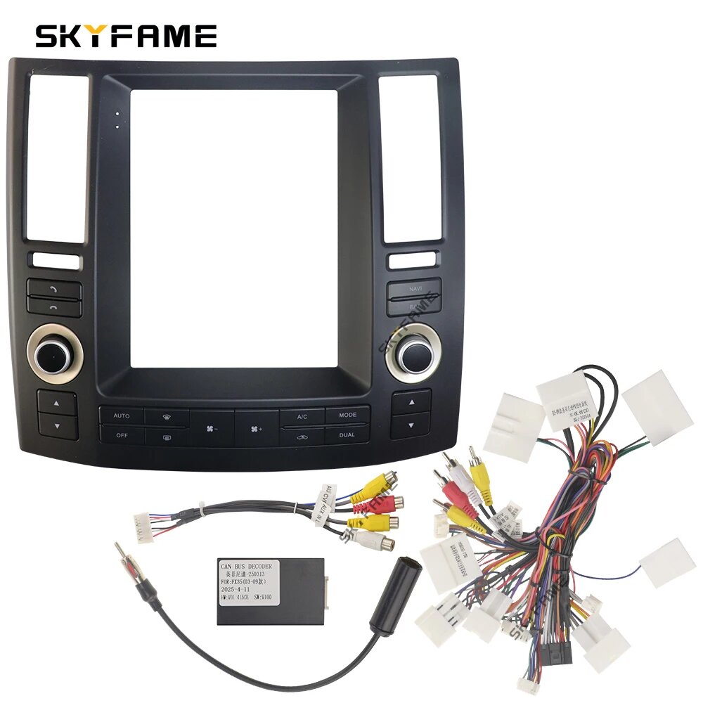 Адаптер-декодер Canbus SKYFAME для установки Android-магнитолы в приборную панель Infiniti FX FX35 FX45