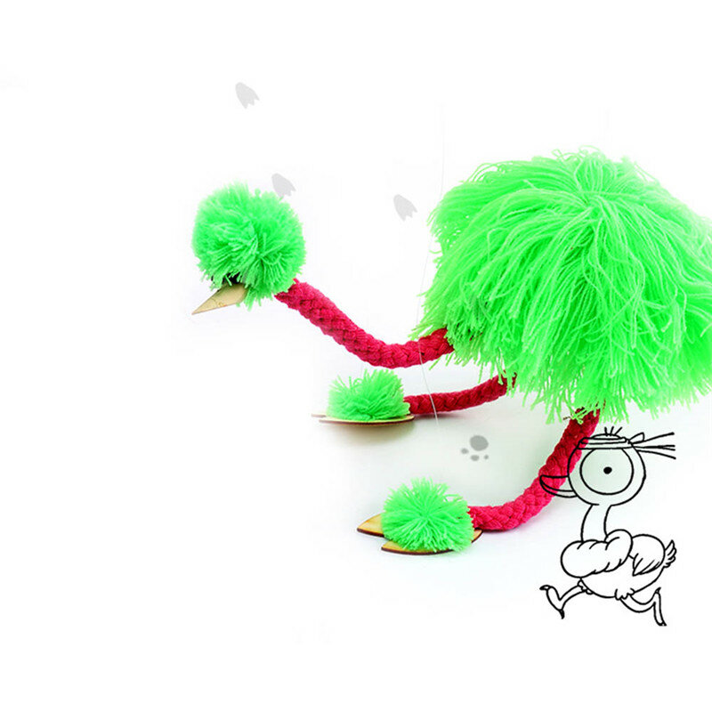 Страус, кукла-марионетка, забавная, красочная, тянущаяся за ниточку, интерактивная игрушка для детей