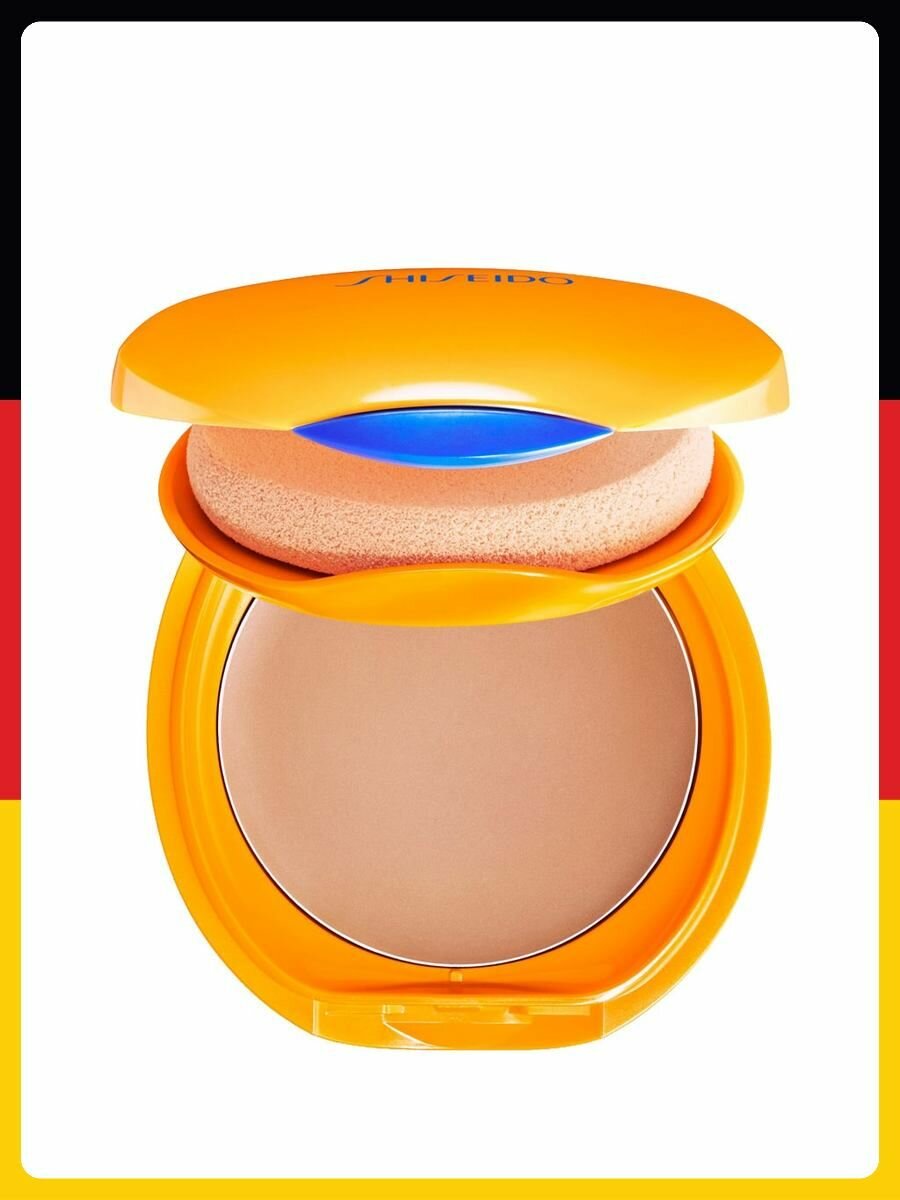 Компактная тональная основа Shiseido Tanning Compact Foundation SPF10, 12 г Мед