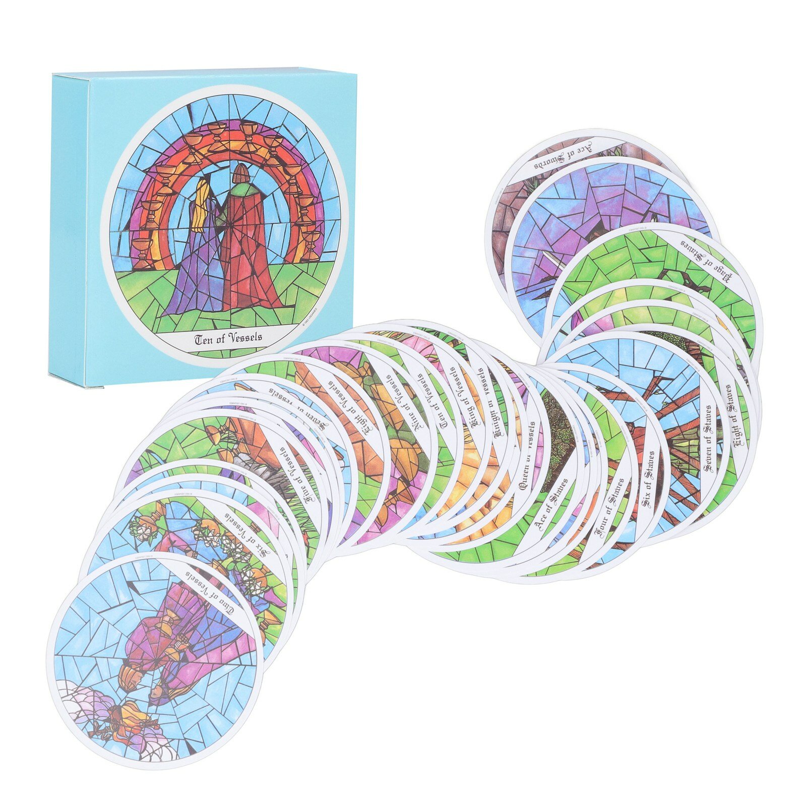 Круглая колода Таро, гадание, любовь, карьера, настольная карточная игра для семейного праздника