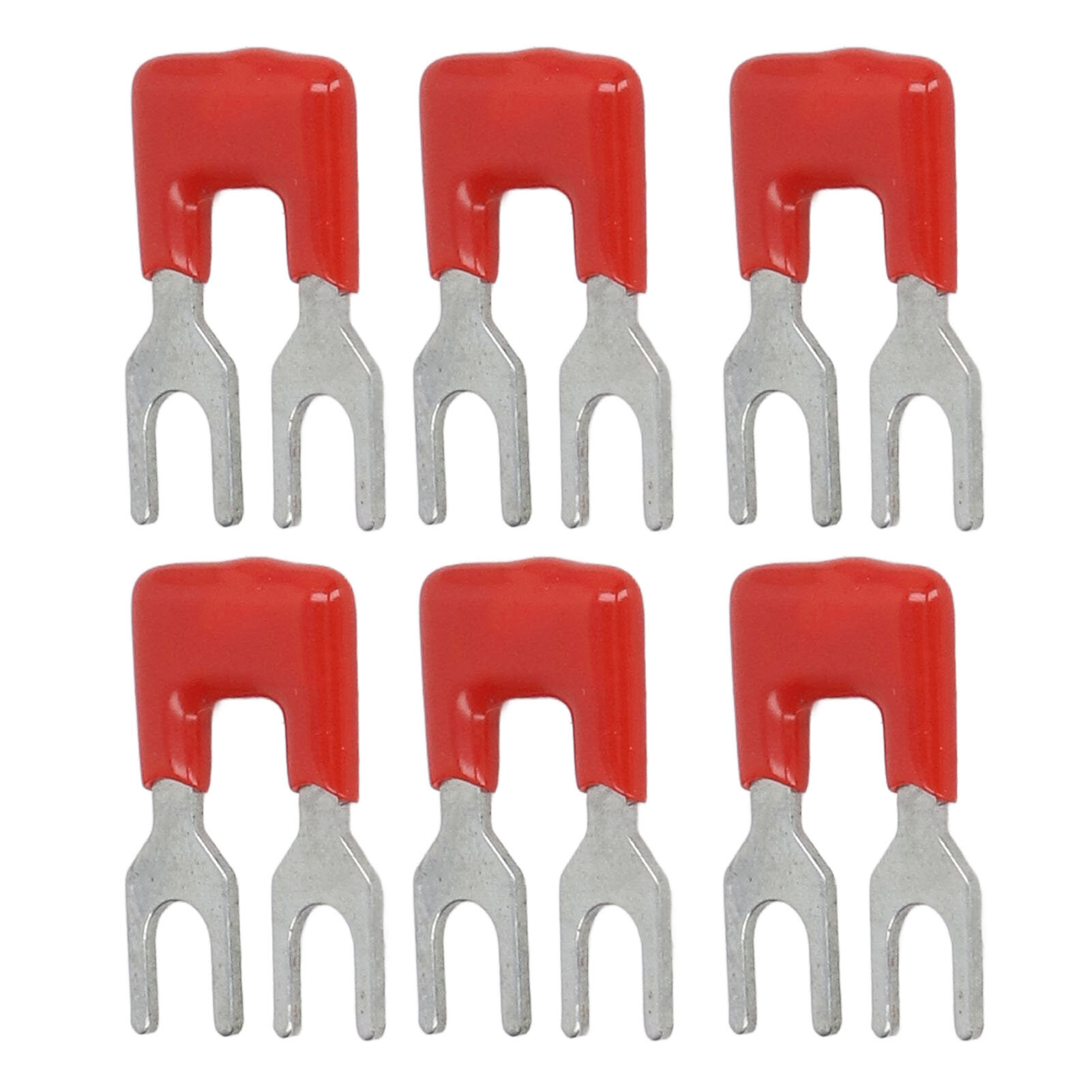 20шт Контактные блоки jumper с медным проводником и ПВХ корпусом, вилochkovые контактные полосы 400V 15A красного цвета TB 1502