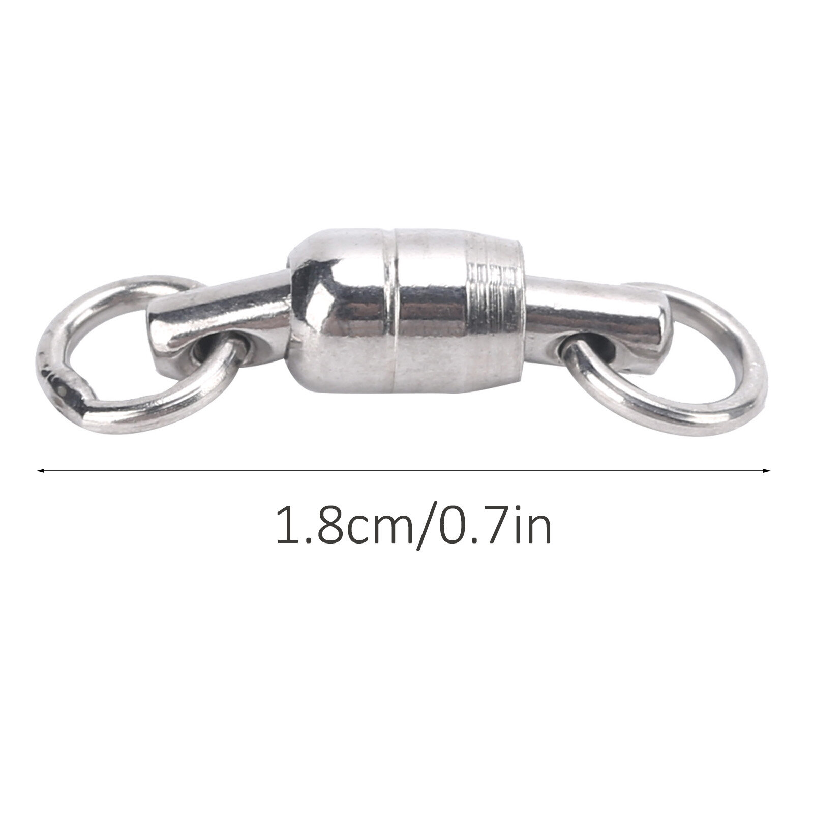 Двухсторонний подшипник из нержавеющей стали, вращающееся кольцо, 8 слов, кольцевой соединитель, аксессуары для рыбалки