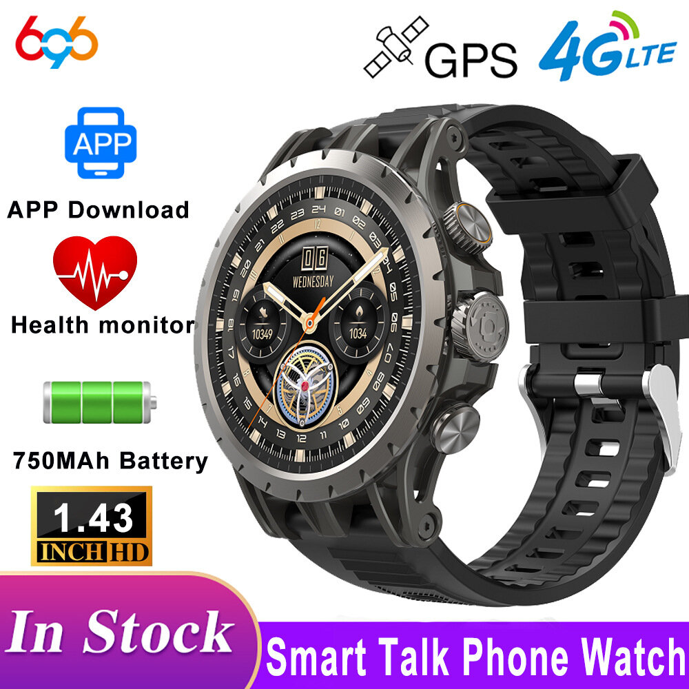 Q85 Умные часы Smart Watch, черный браслет/ремешок, 1.43 диагональ, Android