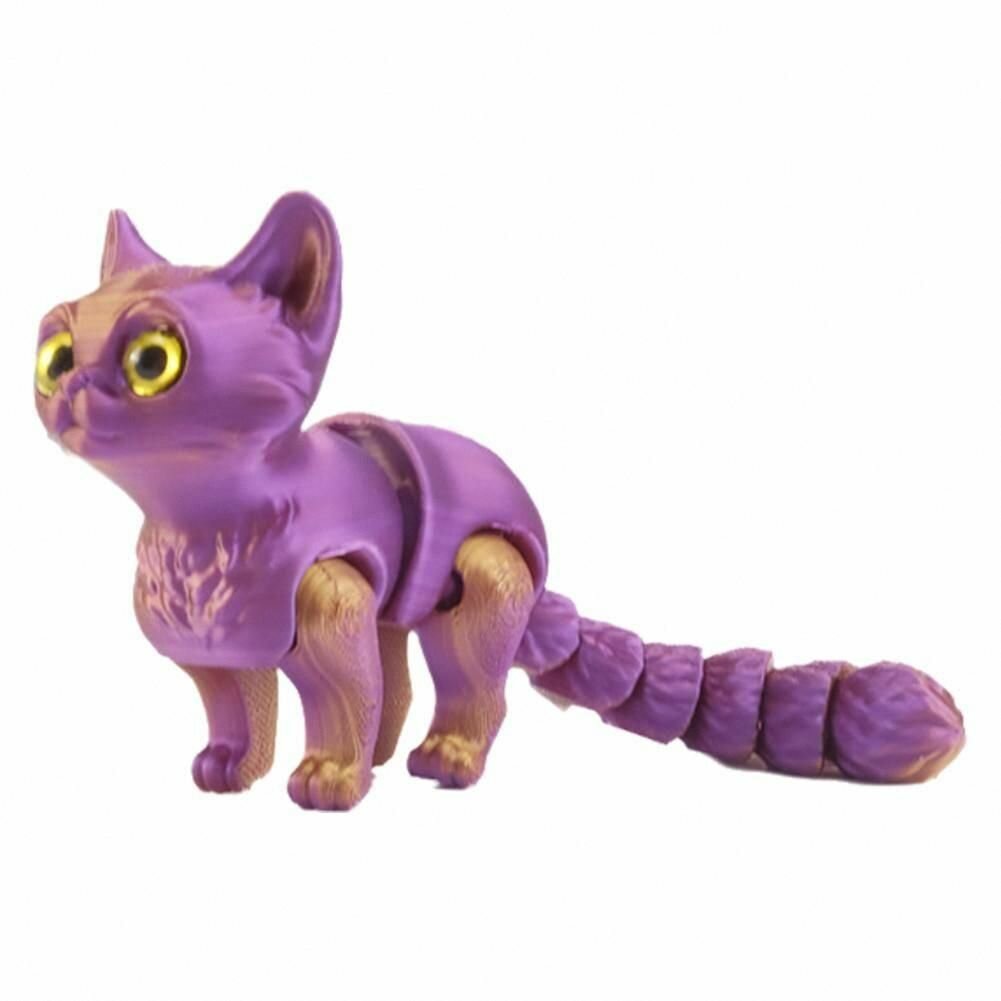 3D - принтер Котенок с хвостом может перемещать игрушки